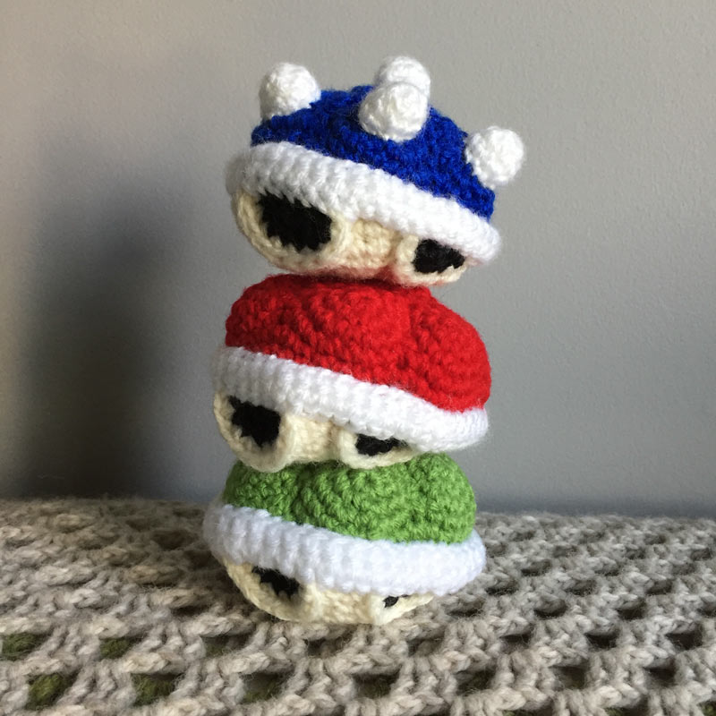 Koopa Shell Amigurumi Pattern - Sir Purl Grey Koopa Shell Amigurumi Pattern - Sir Purl Grey